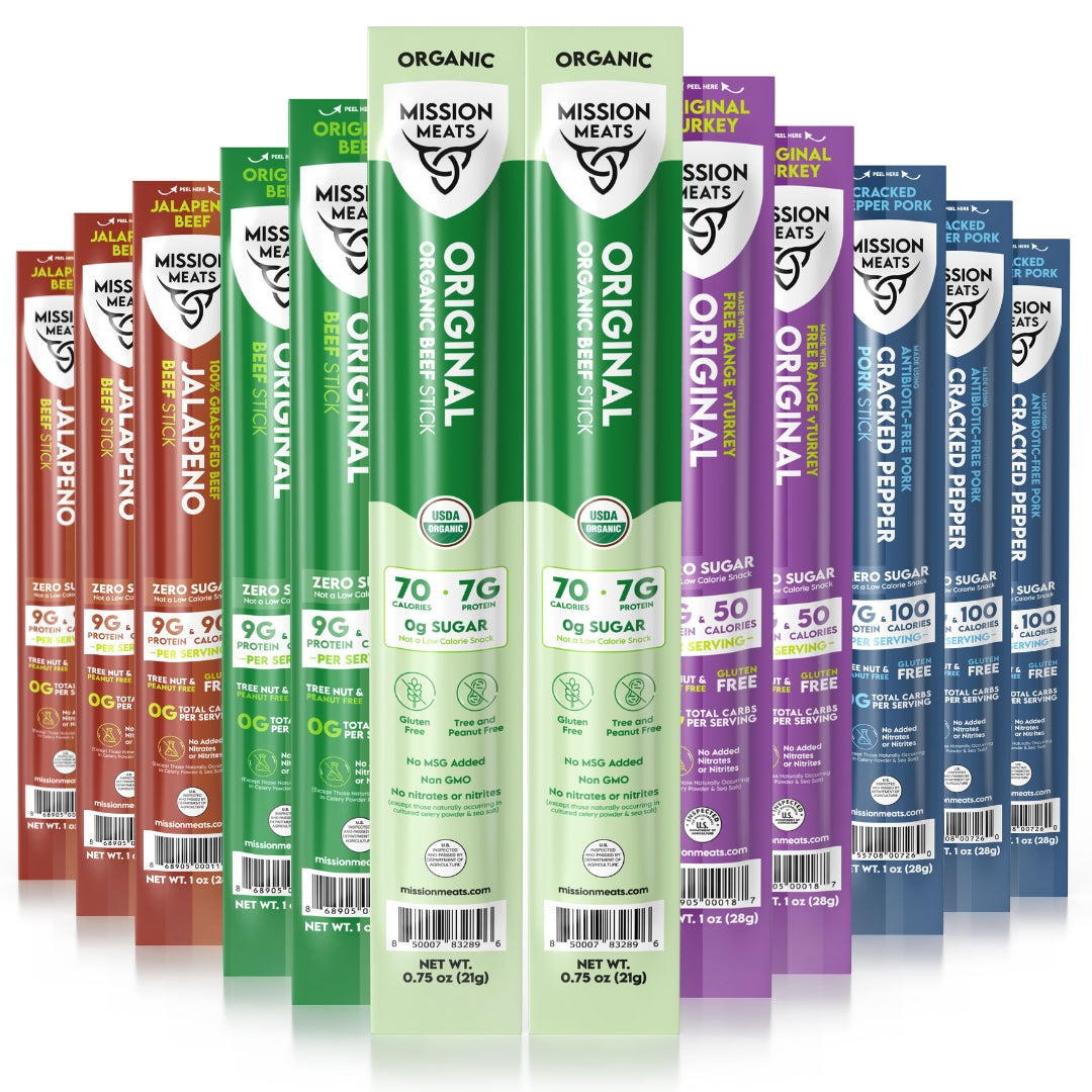 Meat Stick Variety Pack Sampler | Mission Meats